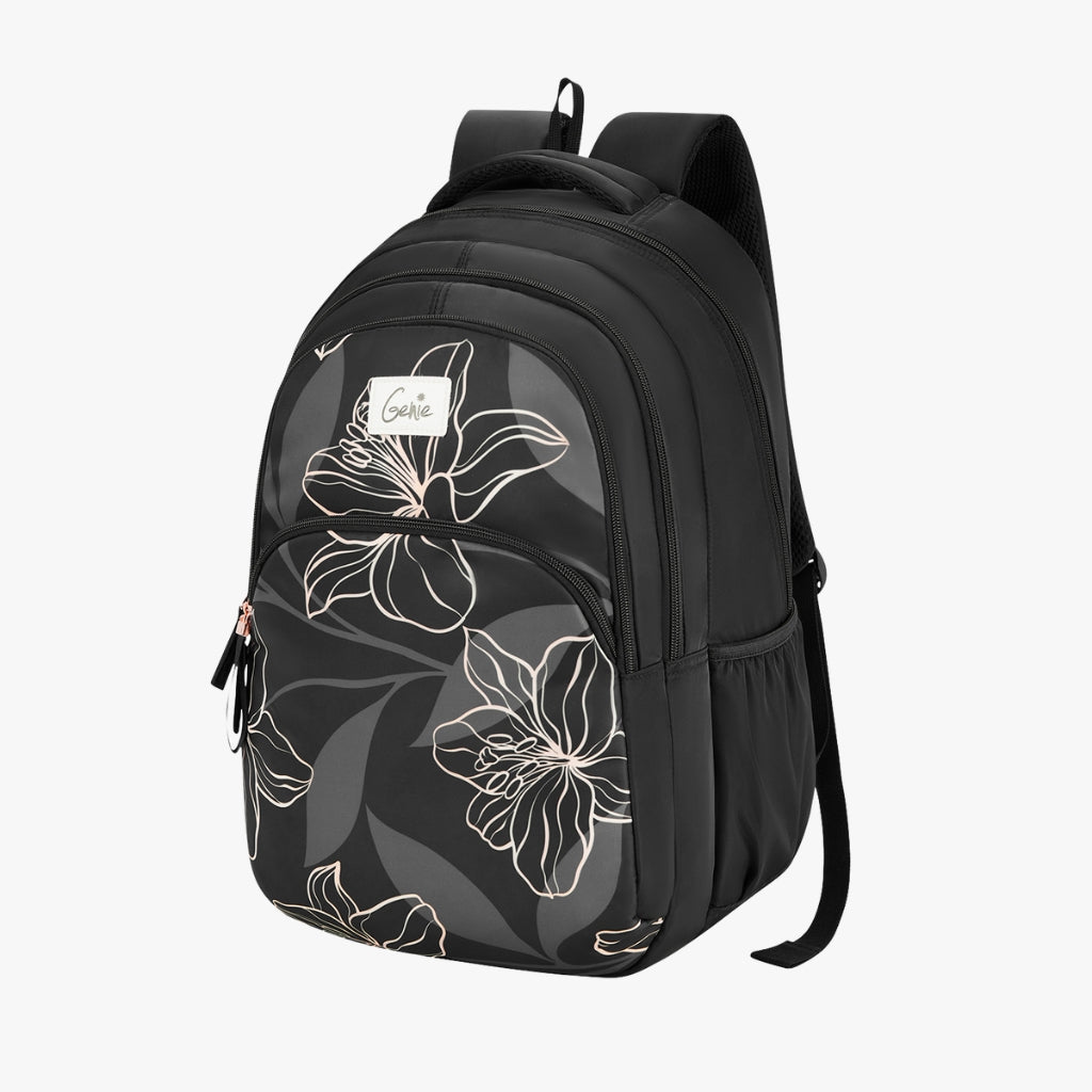 Buy Genie Radiant 36L Black Laptop Backpack With Raincover