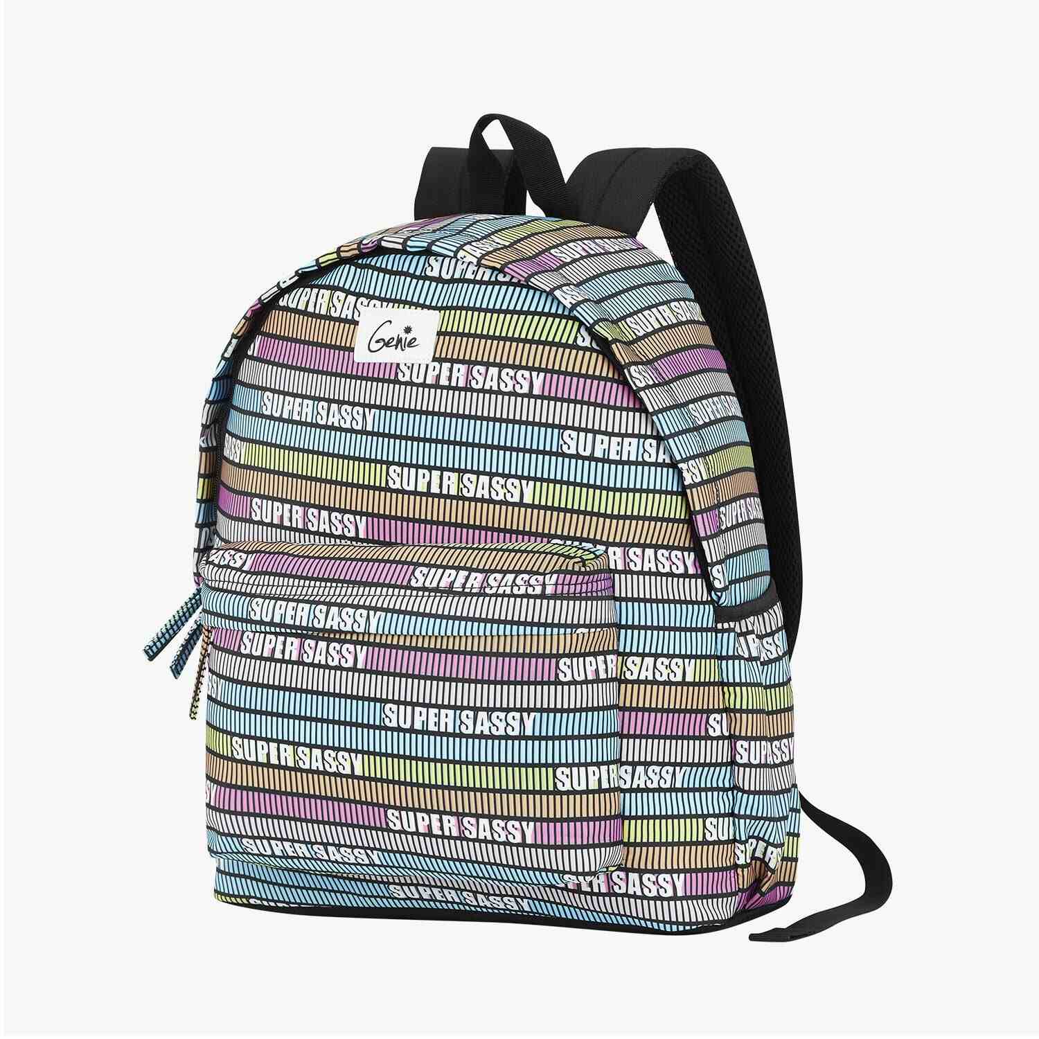 Buy Genie Super Sassy 18L Multicolor Casual Backpack Online