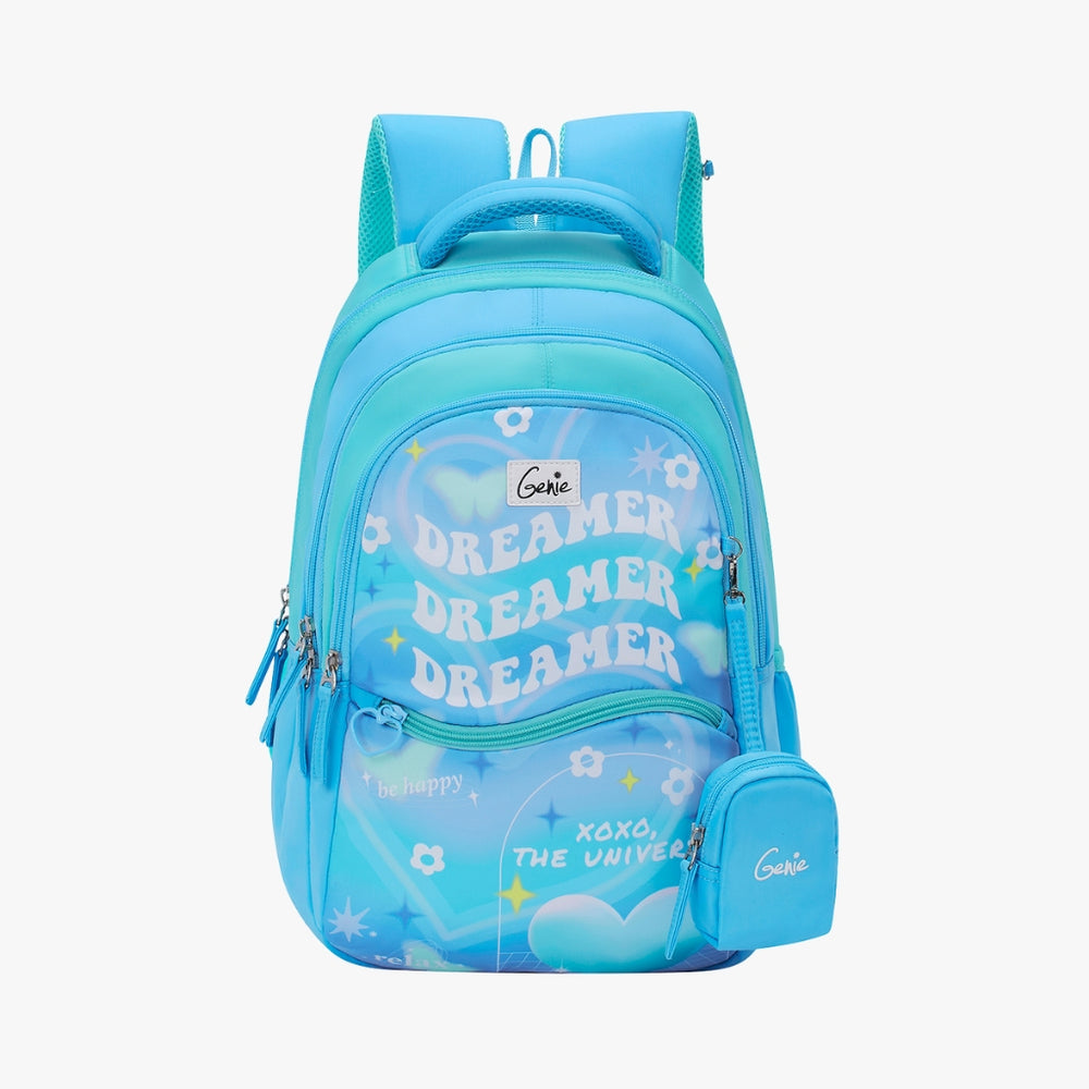 Buy Genie Dreamer 27L Blue Juniors Backpack Online
