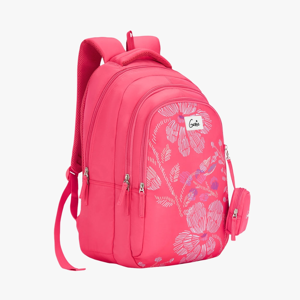Buy Genie Sprinkle 36L Pink School Backpack Online