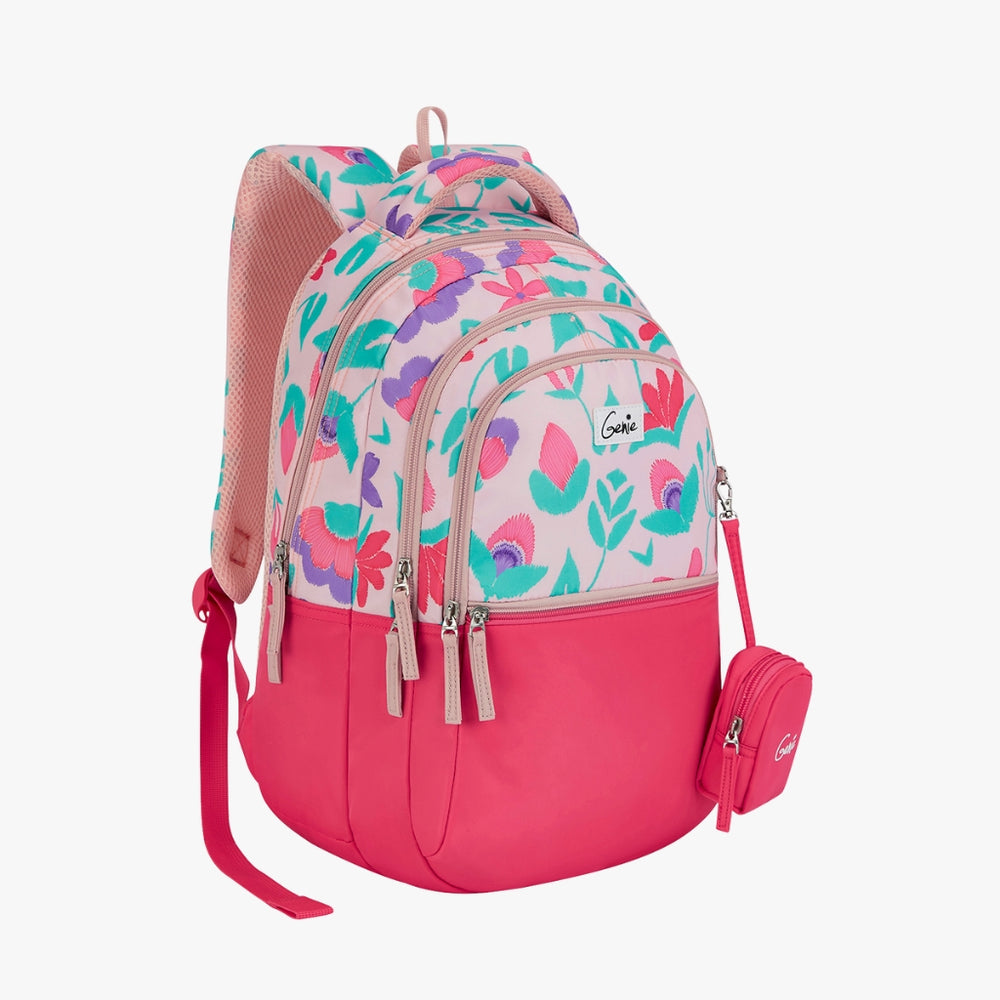 Buy Genie Violet 27L Beige Juniors Backpack Online