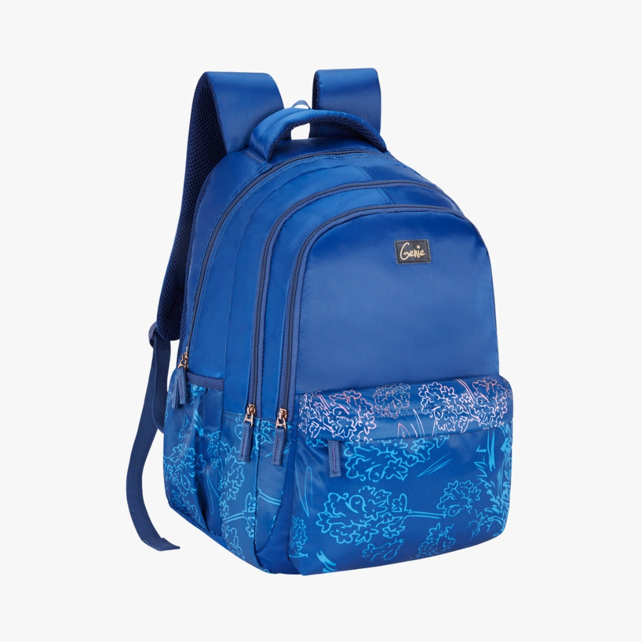 Buy Genie Bliss 36L Navy Blue Laptop Backpack Online