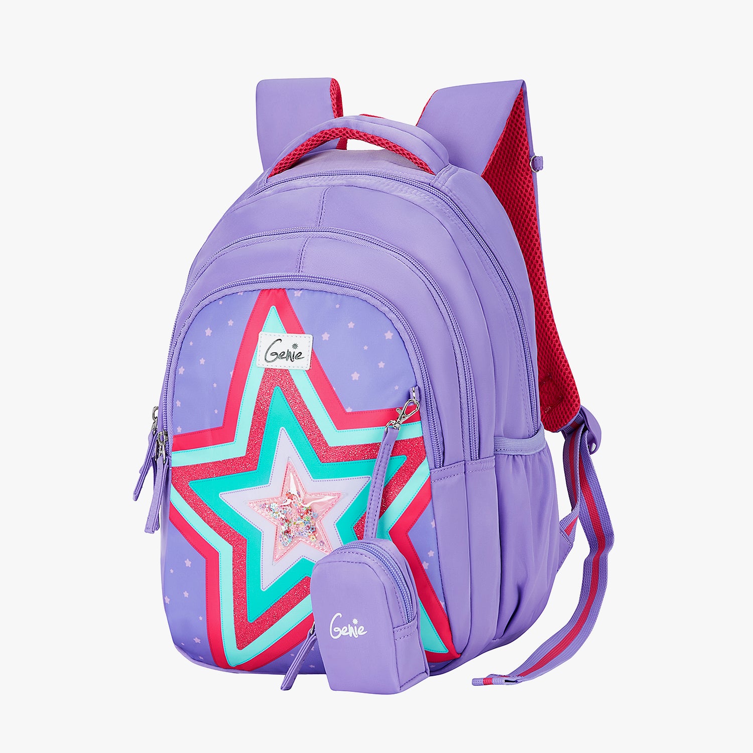 Buy Genie Popstar 20L Lavender Kids Backpack Online