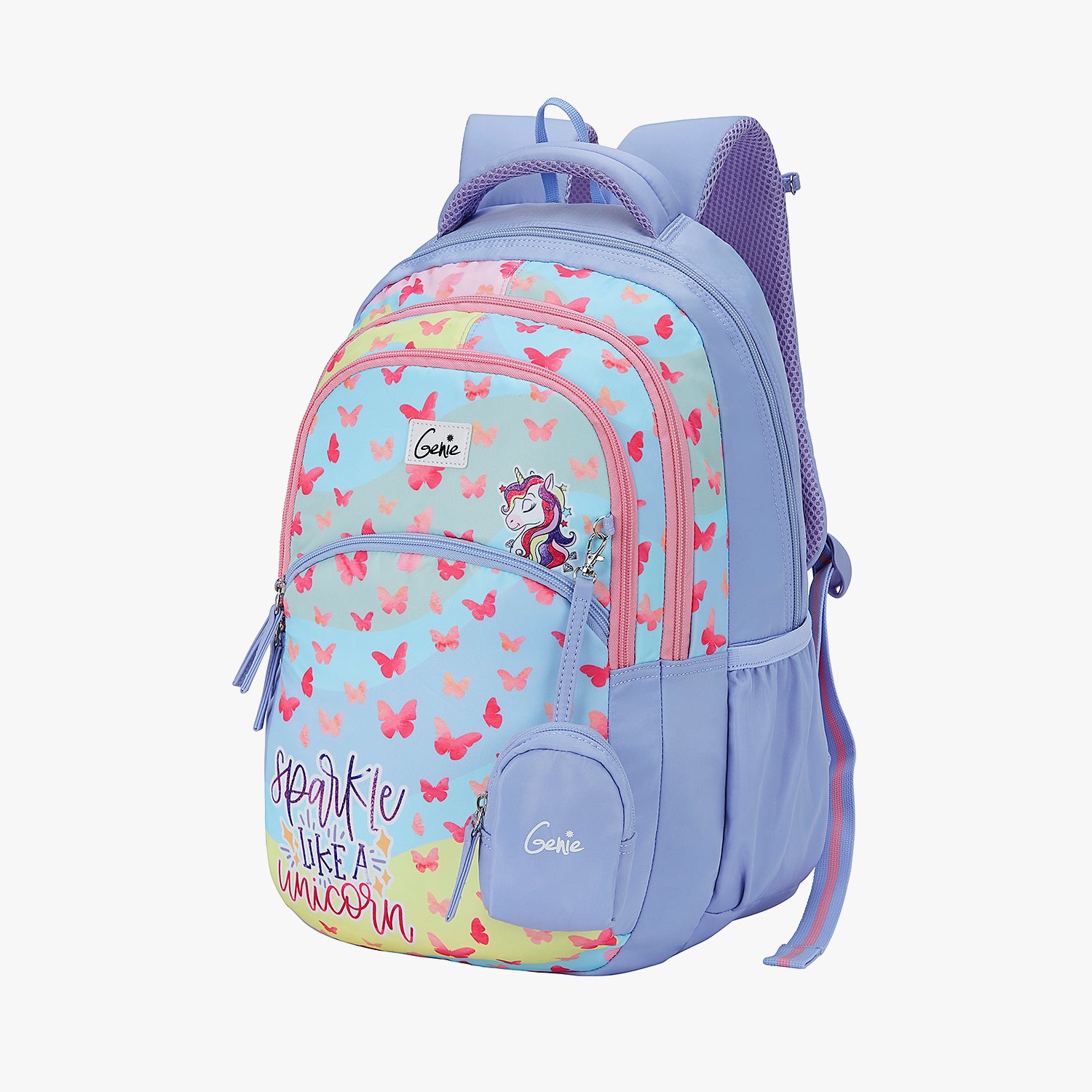 Buy Genie Pixie 27L Lavender School Backpack Online