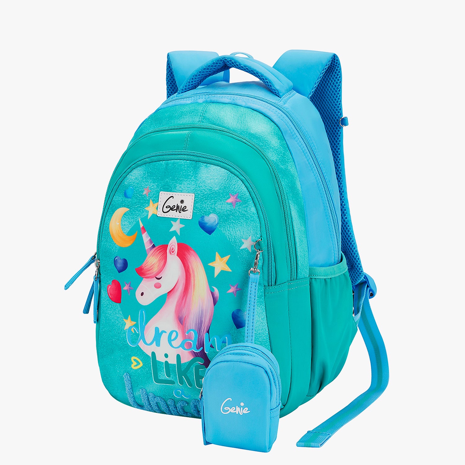 Buy Genie Unicorndream 20L Green Kids Backpack Online