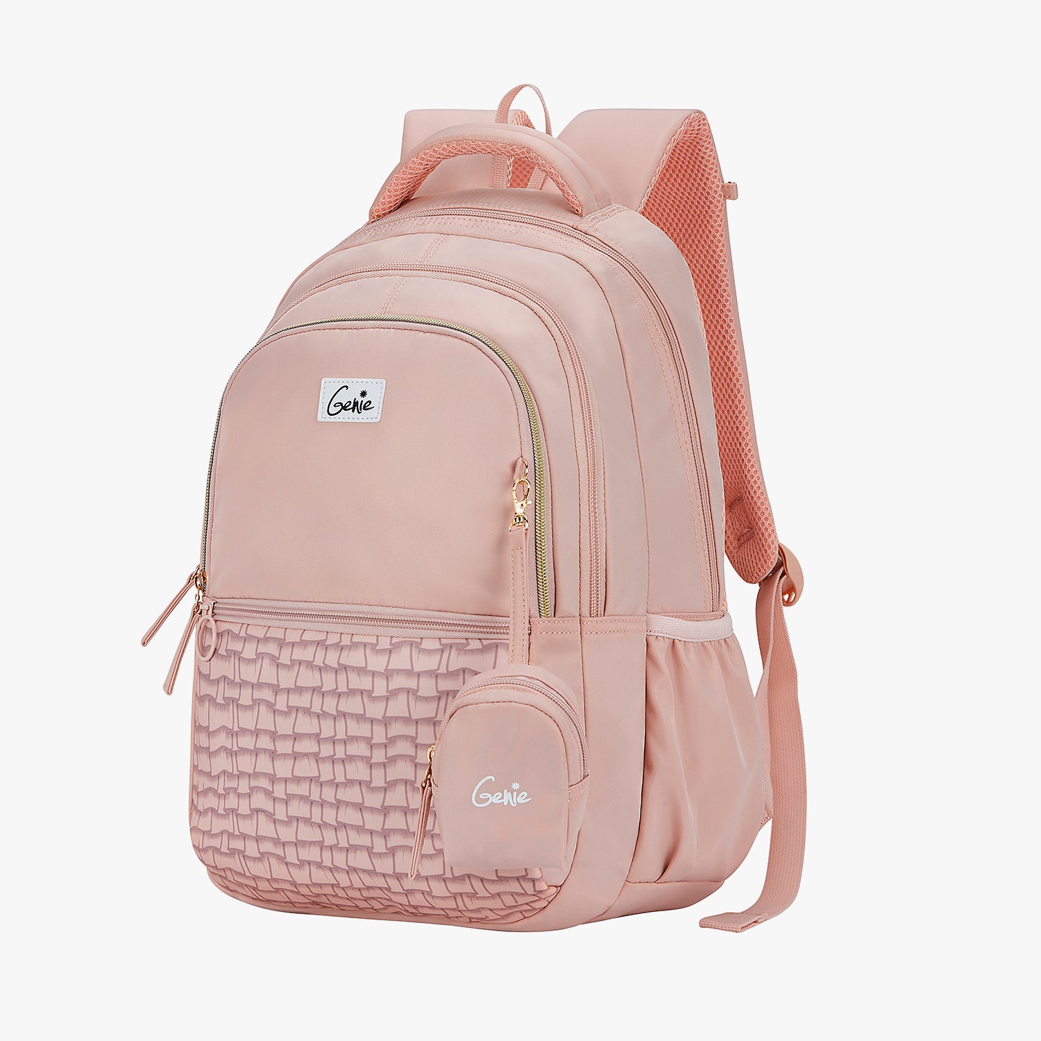 Buy Genie Jewel 27L Beige School Backpack Online
