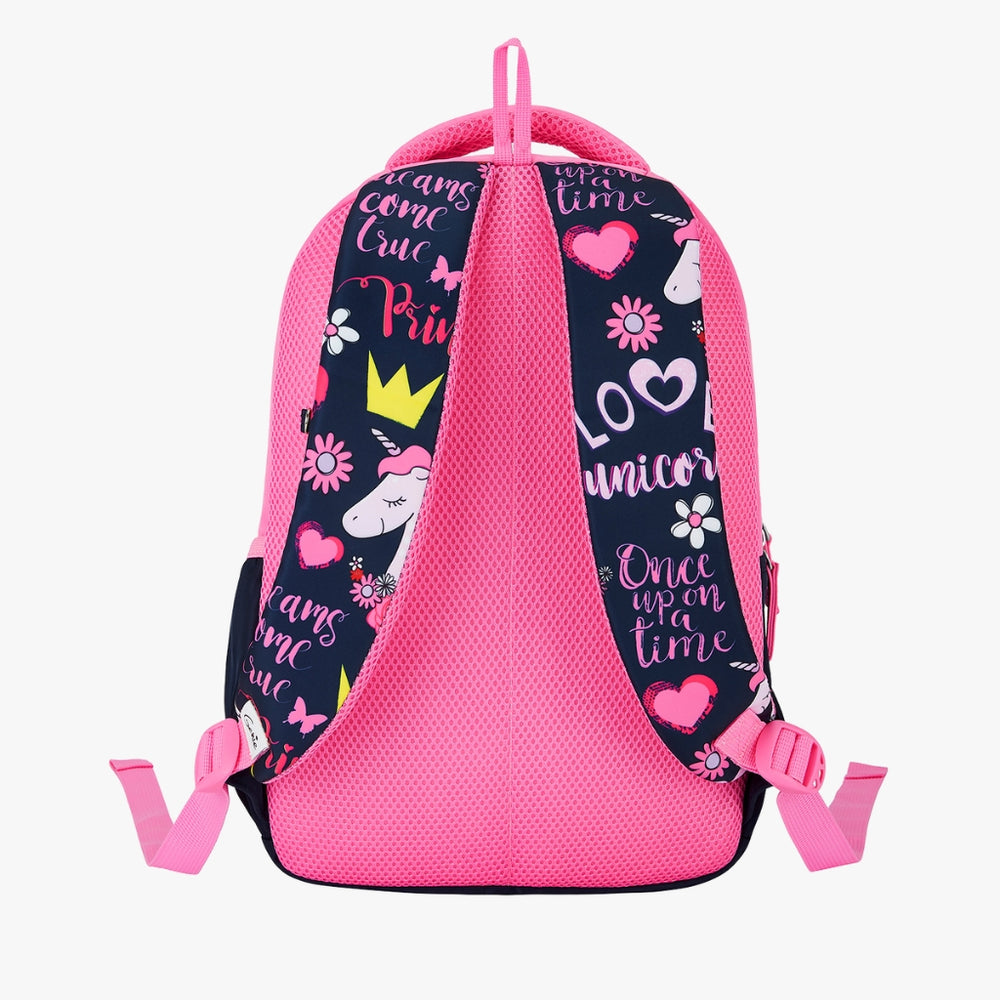Buy Genie Unicorn Love 20L Pink Kids Backpack Online