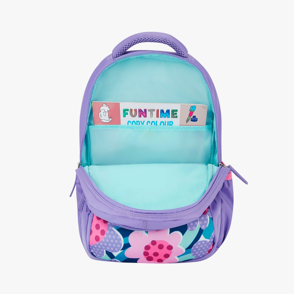 Fluffy Lavender Kids Bag for Girls in India - Genie