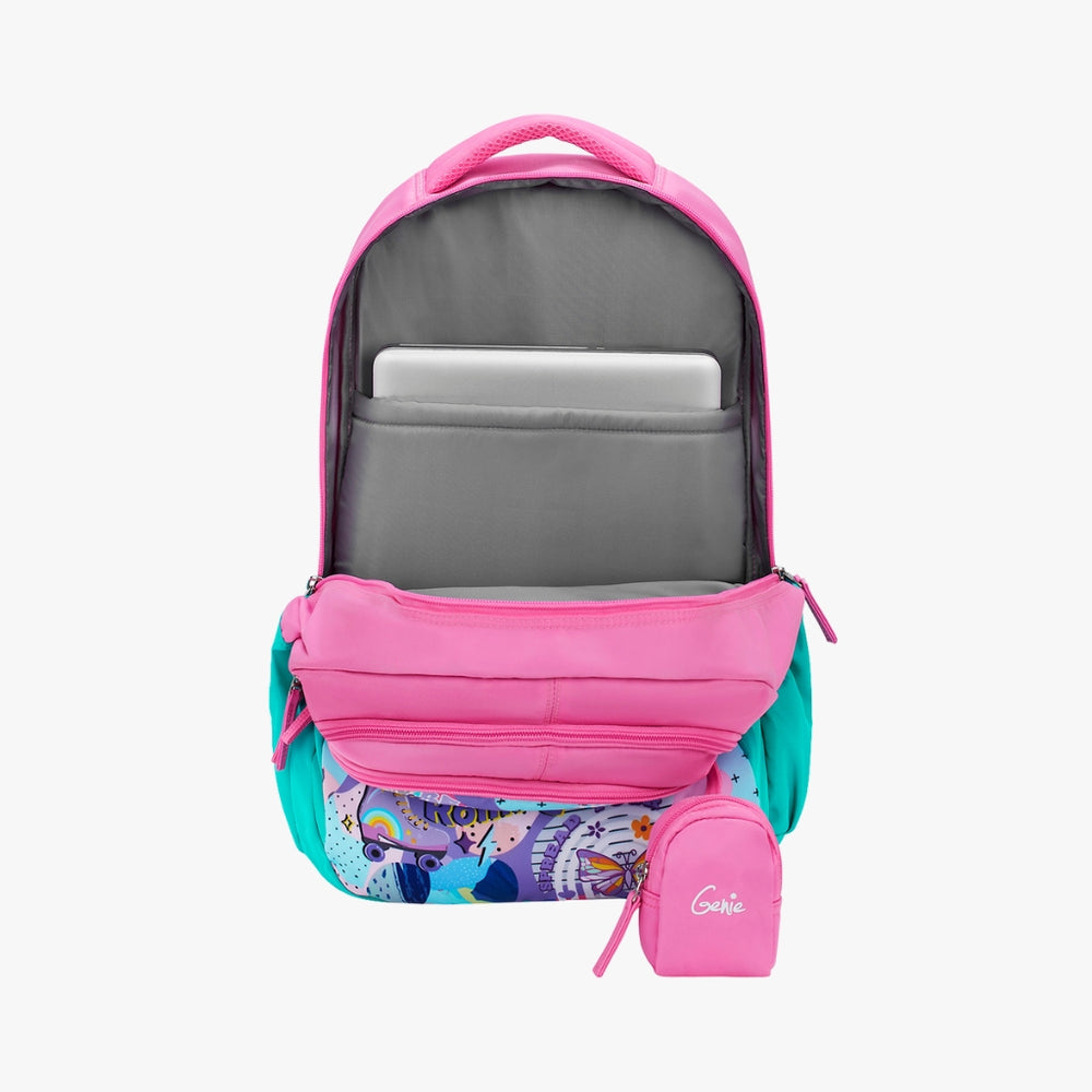 Buy Genie Whimsy 36L Pink Laptop Backpack Online