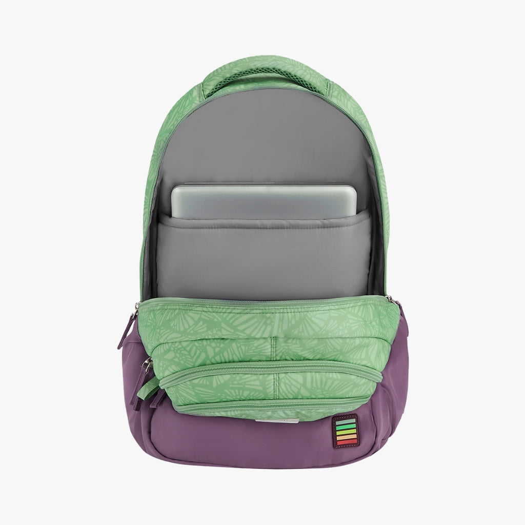 Buy Genie Harper 36L Green Laptop Backpack With Raincover
