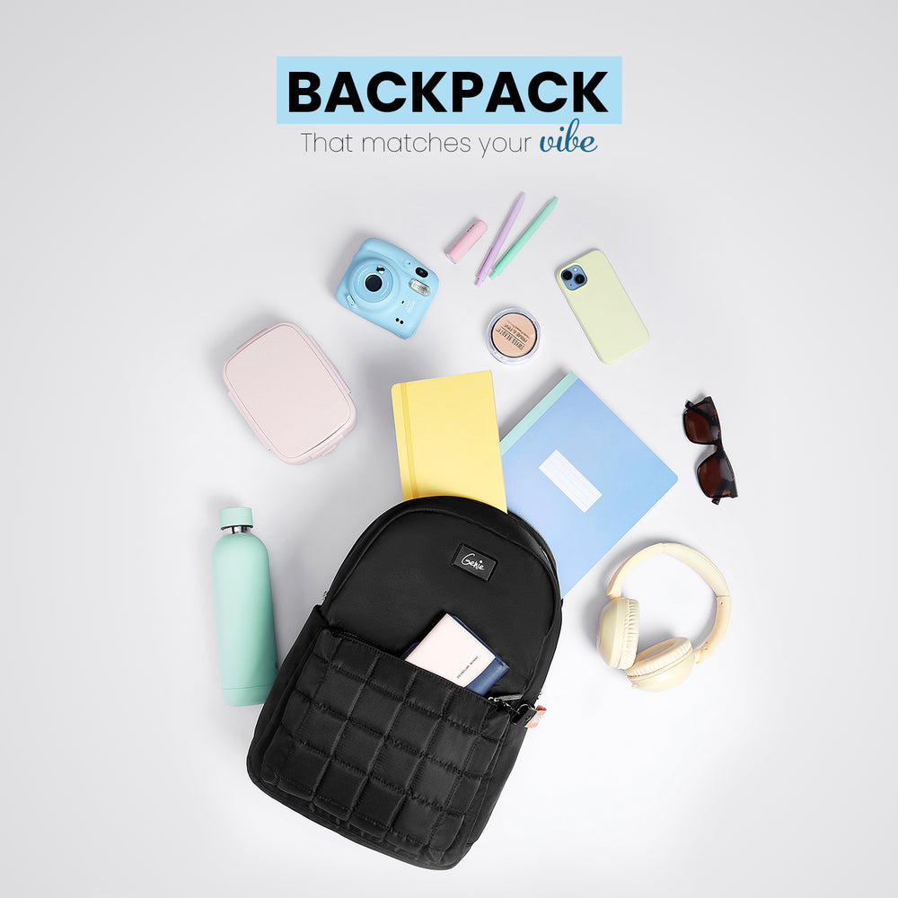 Buy Genie Nightsky 22 L Black Laptop Backpack Online