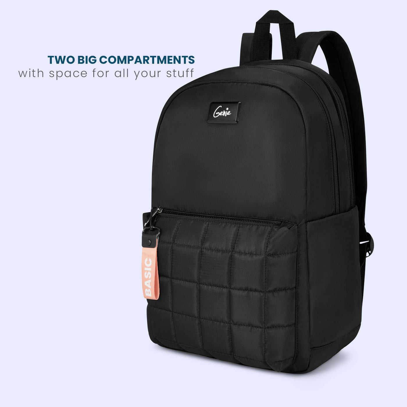 Buy Genie Nightsky 22 L Black Laptop Backpack Online