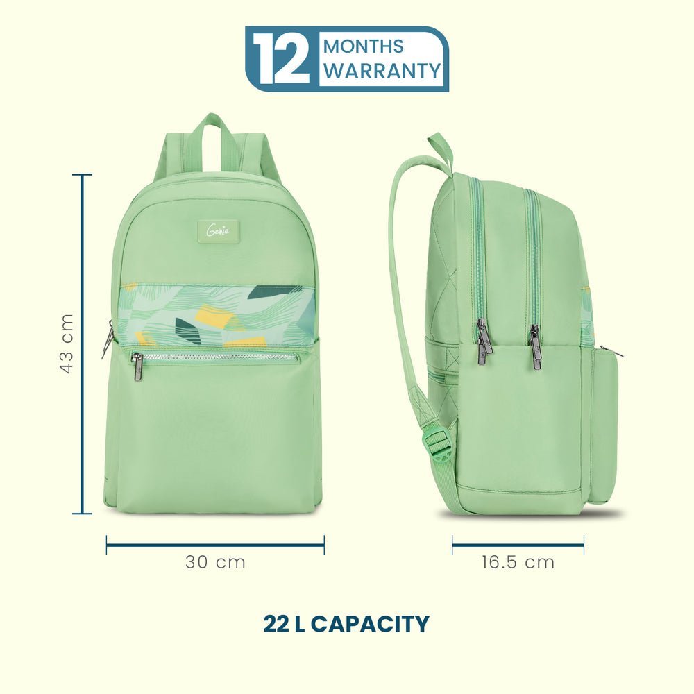 Buy Genie Esme 22L Ash Green Laptop Backpack Online
