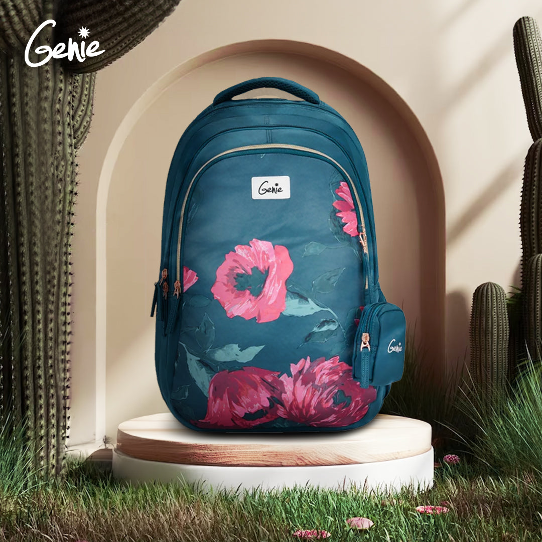 Buy Genie Penny 36L DARK GREEN School Backpack online