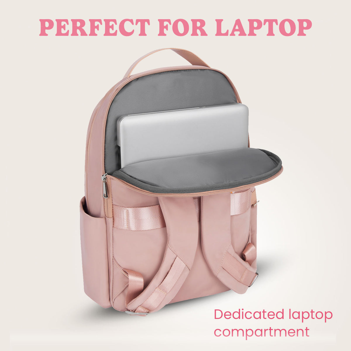 Buy Genie Tuscany 15L Pink Laptop Backpack Online
