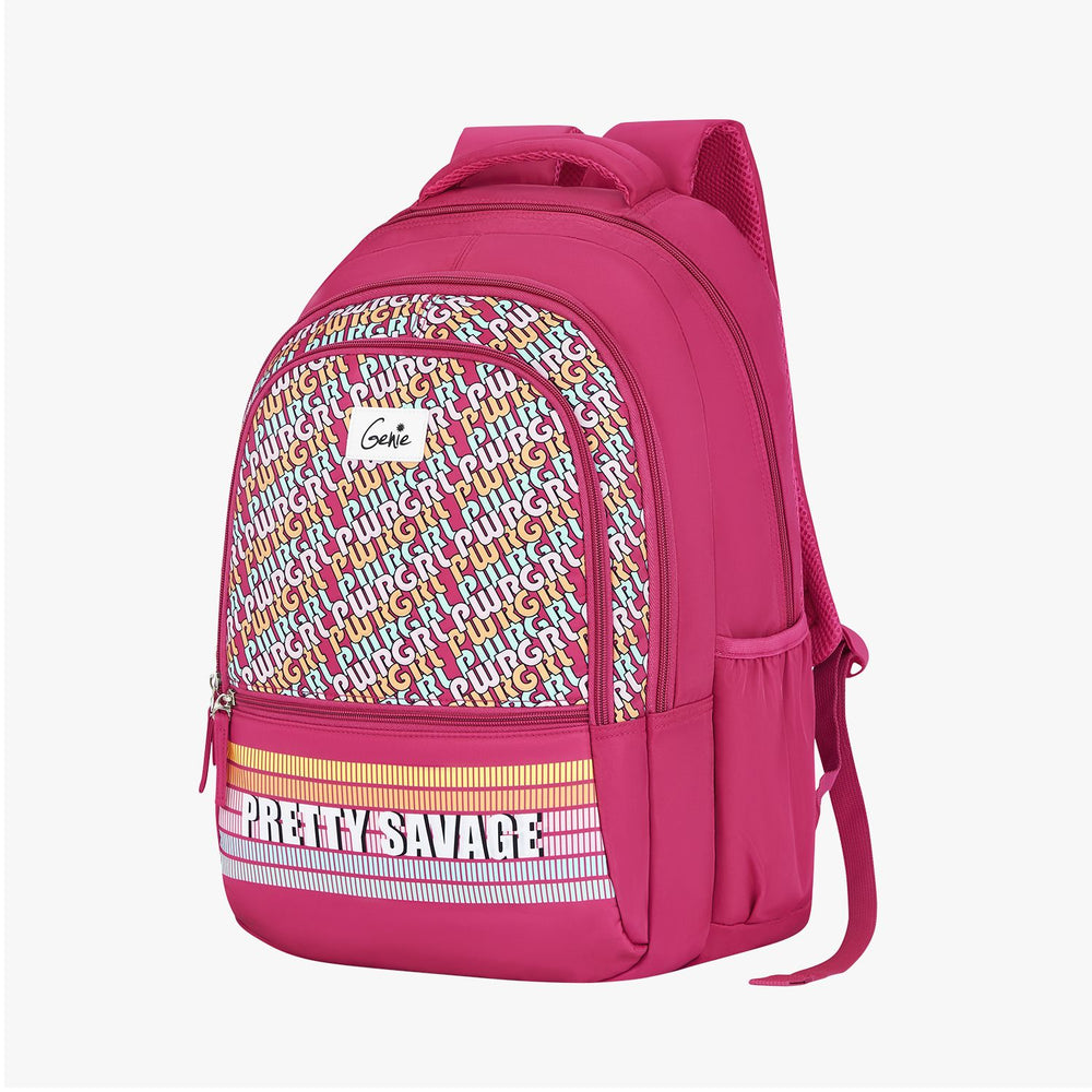 Buy Genie Girl Power 36L Pink Laptop Backpack Online