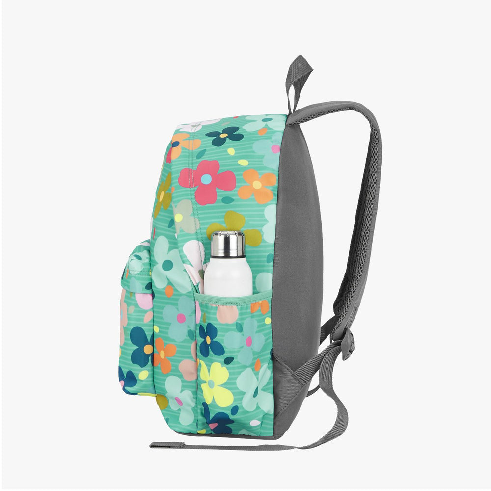 Buy Genie Flower Power 18L Green Casual Backpack Online