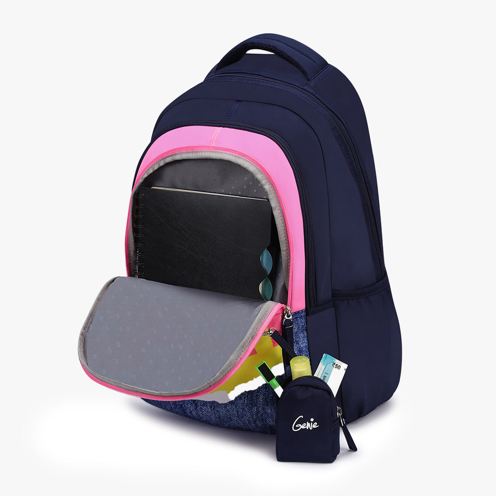 Buy Genie Slay 36L Blue School Backpack Online